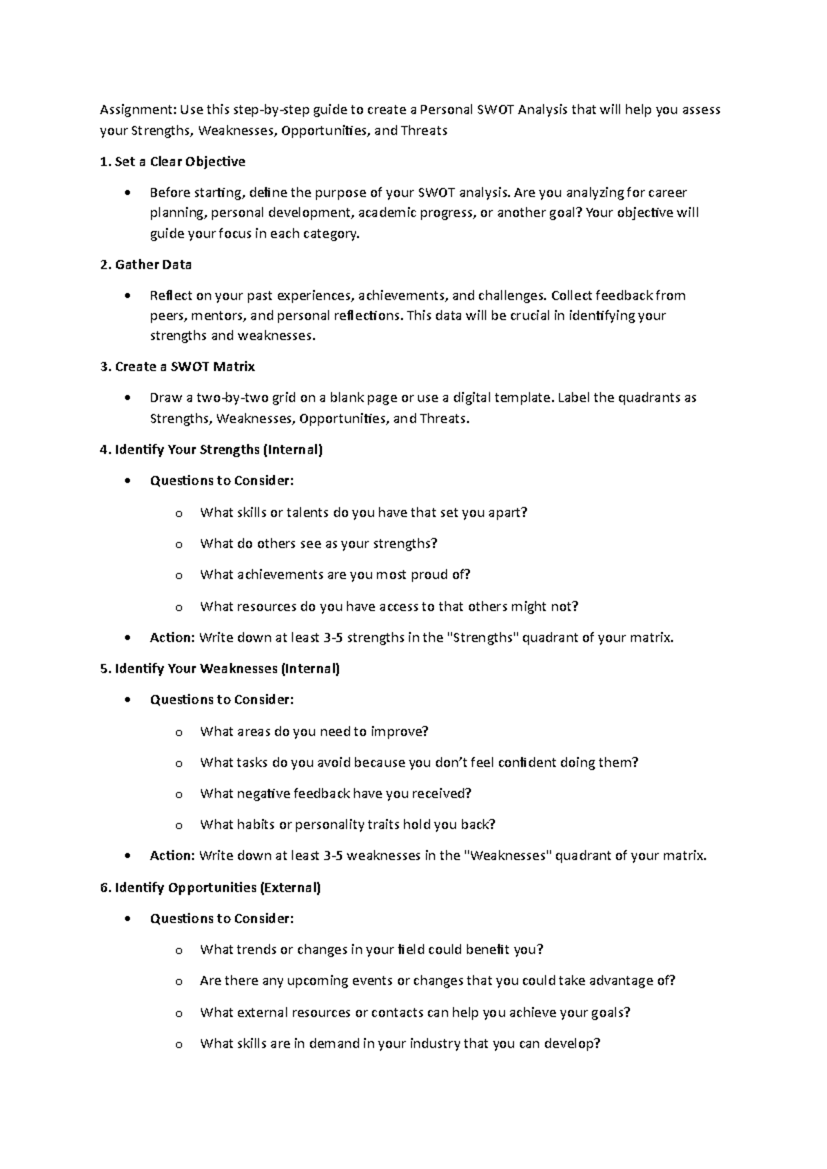 Assignment-NSTP - Sheet - Assignment: Use this step-by-step guide to ...