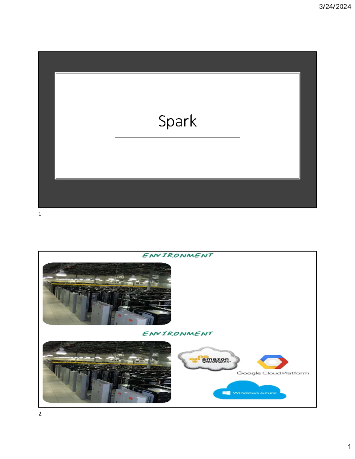 Lec04 - Stream Processing (dfdg4543) - Edit - Spark 1 2 - Studocu