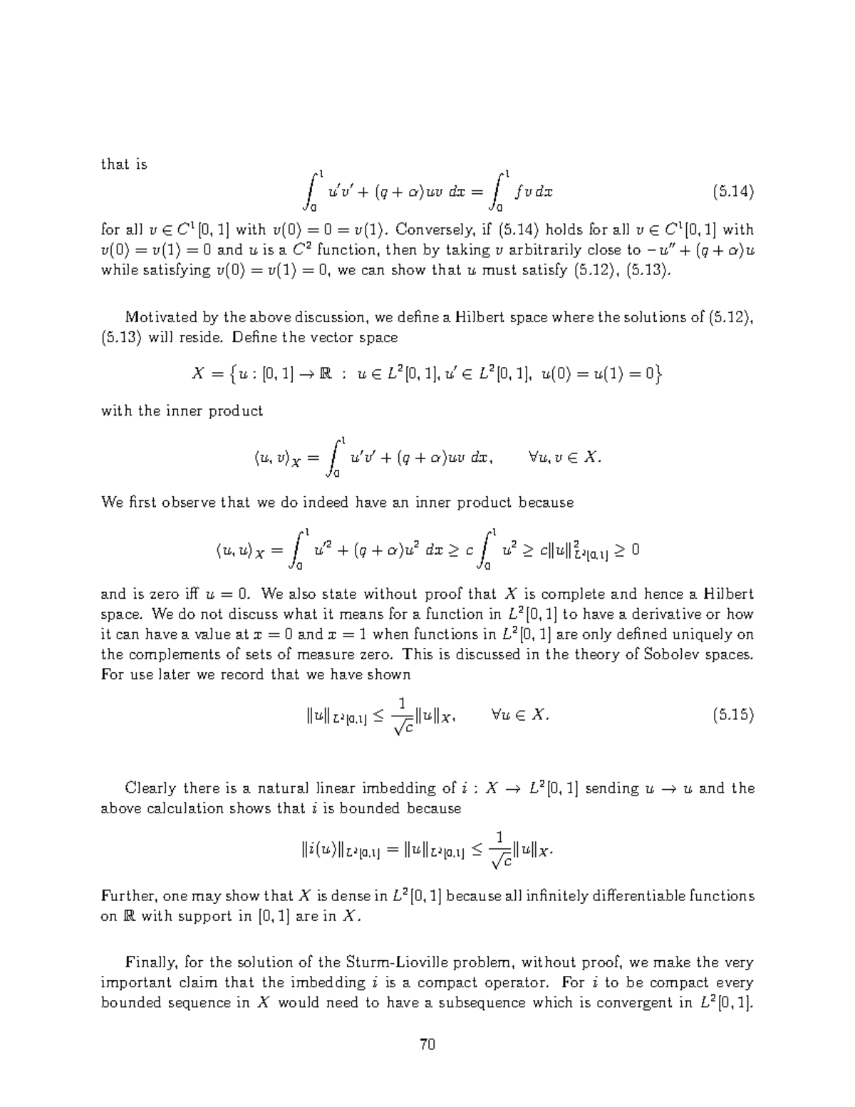 Lecture Notes-36 - that is ∫ 1 0 u′v′ + (q + α)uv dx = ∫ 1 0 f v dx (5 ...