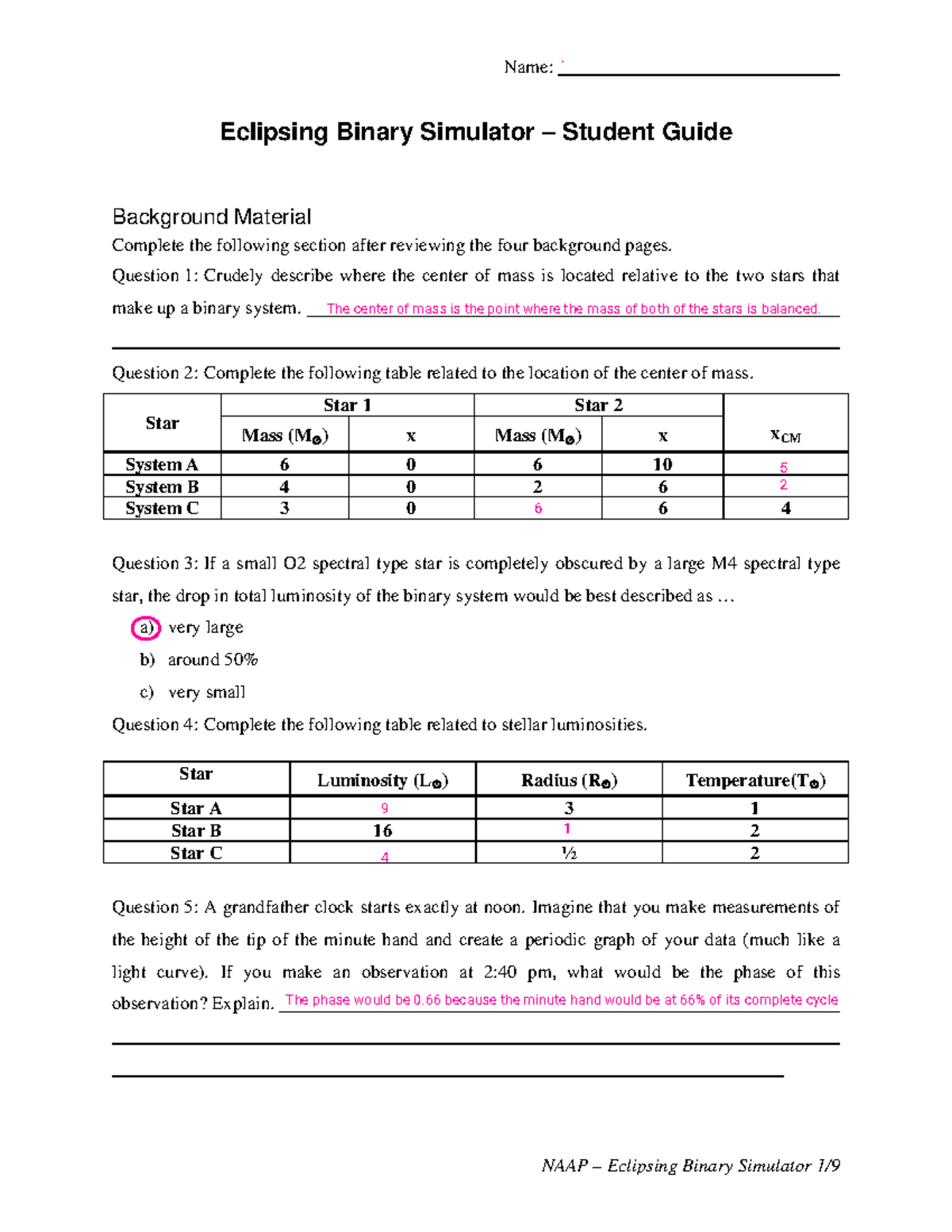 Kami Export - eclipsing binary simulator - Name: Eclipsing Binary Simulator – Student Guide ...