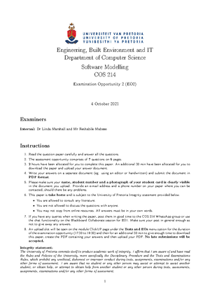 Marked - MEMO - Engineering, Built Environment and IT Department of ...