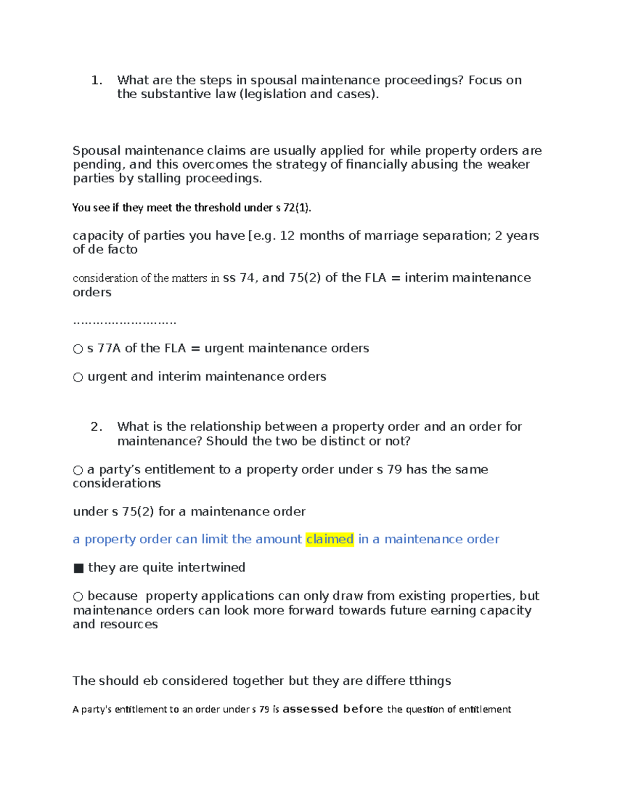 Week 7 Tute - class tutorial notes taken in person - What are the steps ...