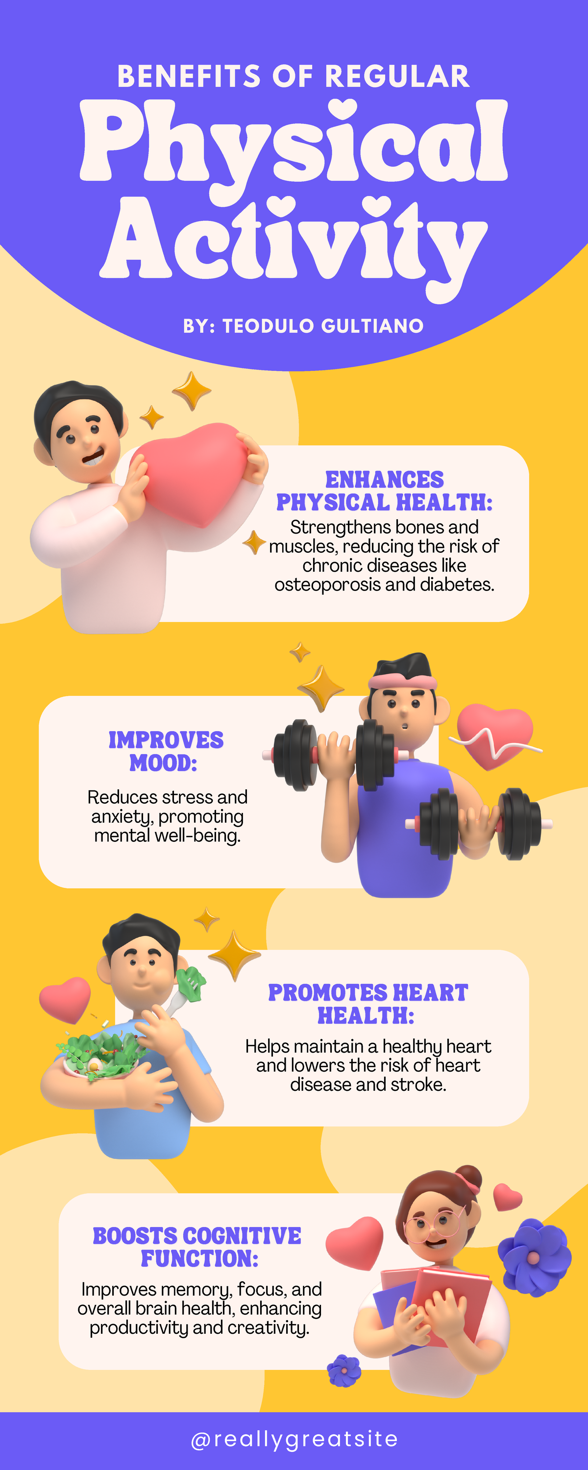Gultiano Benefits Of Physical Activity Health Facts Infographic ...