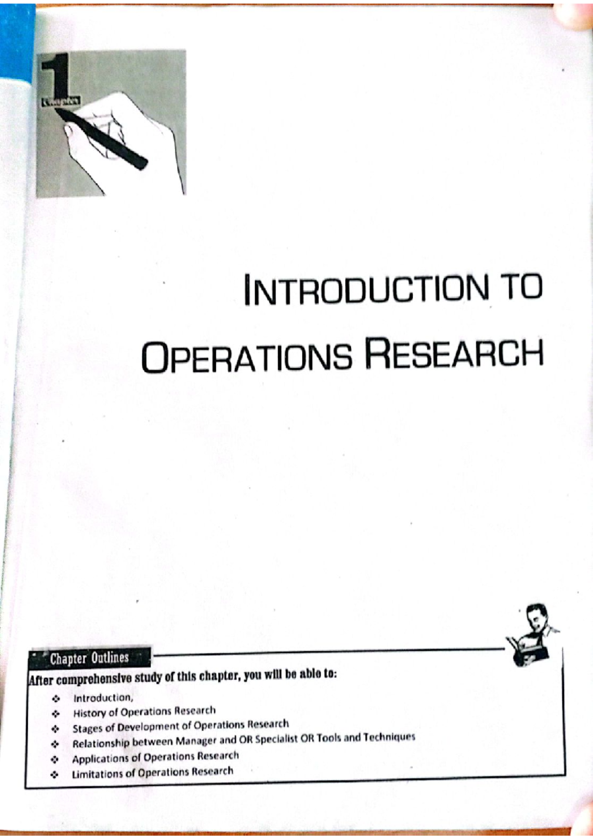 Operational-Research - Chapter INTRODUCTION TO OPERATIONS RESEARCH ...