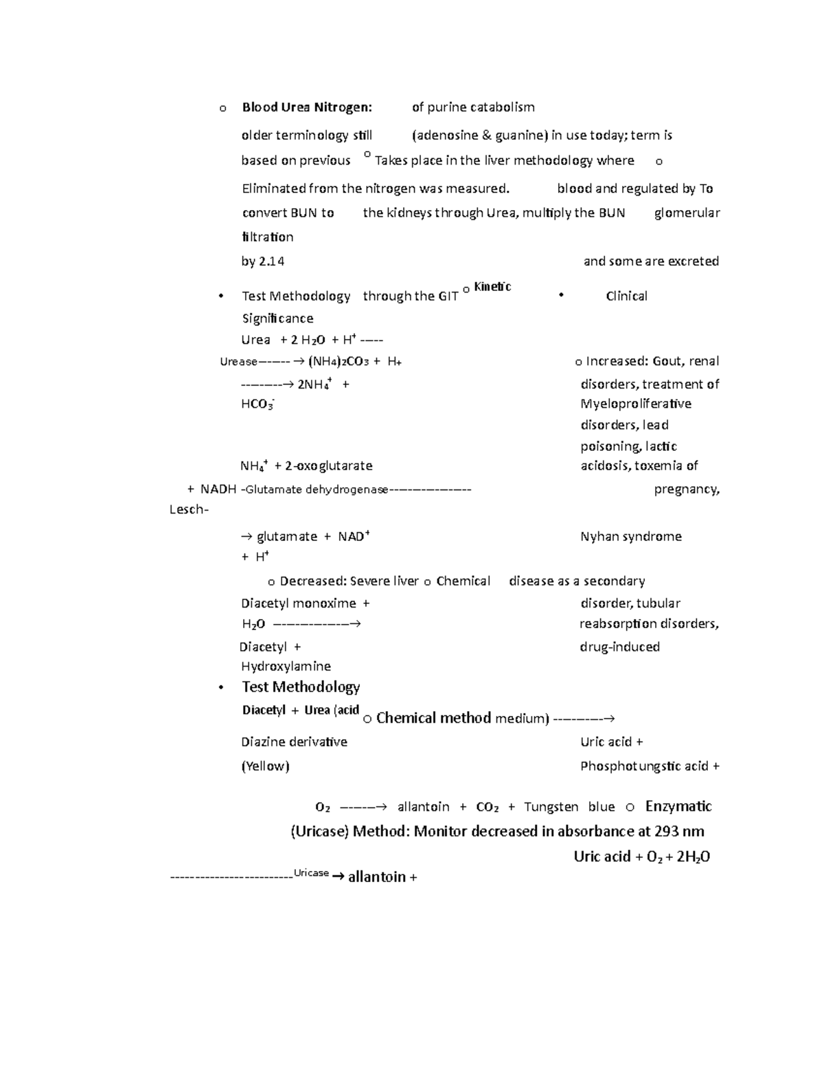 Blood Urea Nitrogen - blood and regulated by To convert BUN to the kidneys through Urea ...