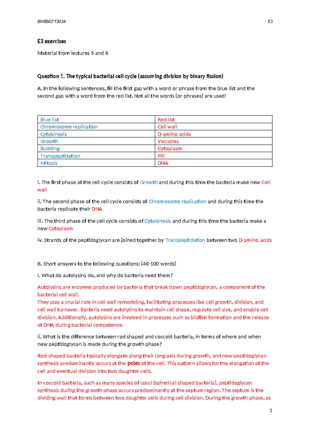 E3 (F5, 6) f2024 - etime - E3 exercises Material from lectures 5 and 6 ...