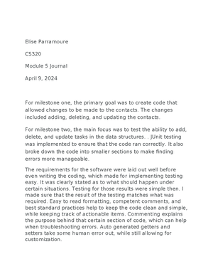CS 230 Module 4 Journal - Client-server pattern is a network of ...