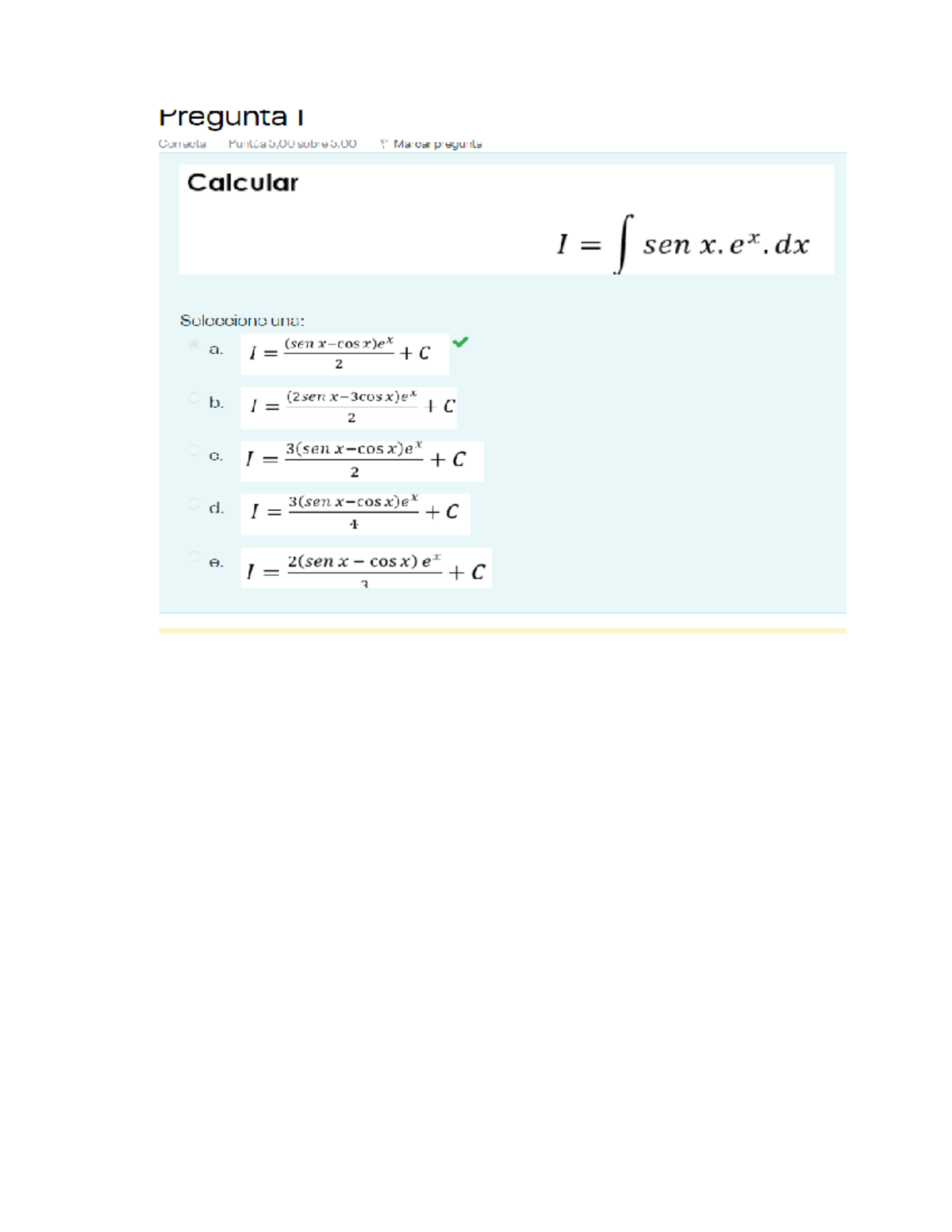 Actividad virtual 1 calculo integral - Cálculo Integral - Studocu