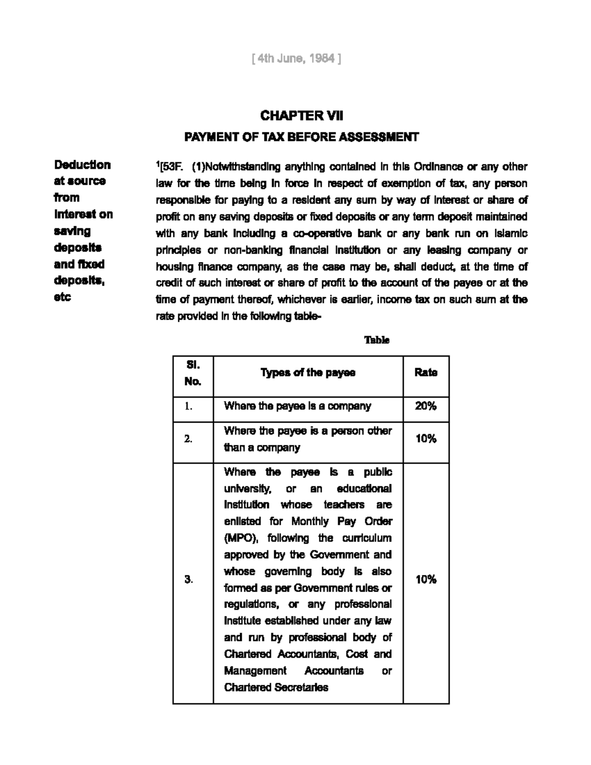 Section 53F IT0 1984 - Accounting Principles - Studocu