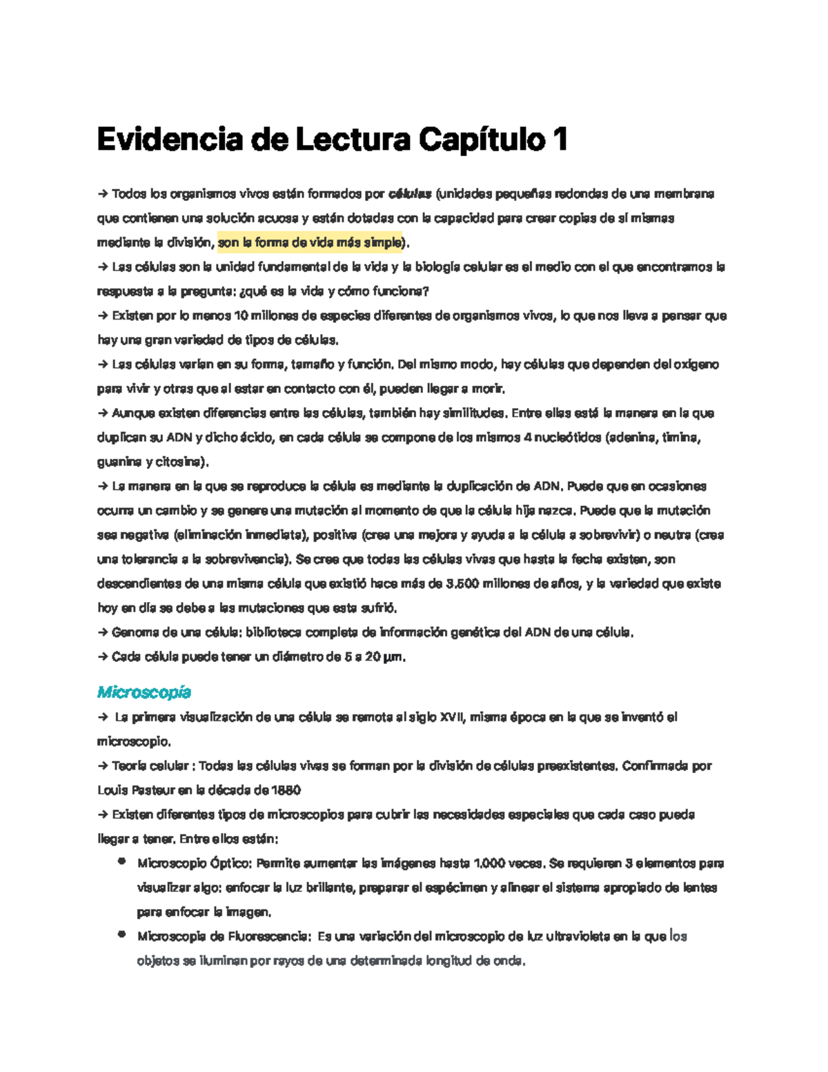 Evidencia de Lectura Capítulo 1 - E v i d e n c i a d e Le c t u ra C a ...