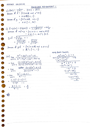 2122SEM1-MA2002 final exam - MA1102R - NUS - Studocu