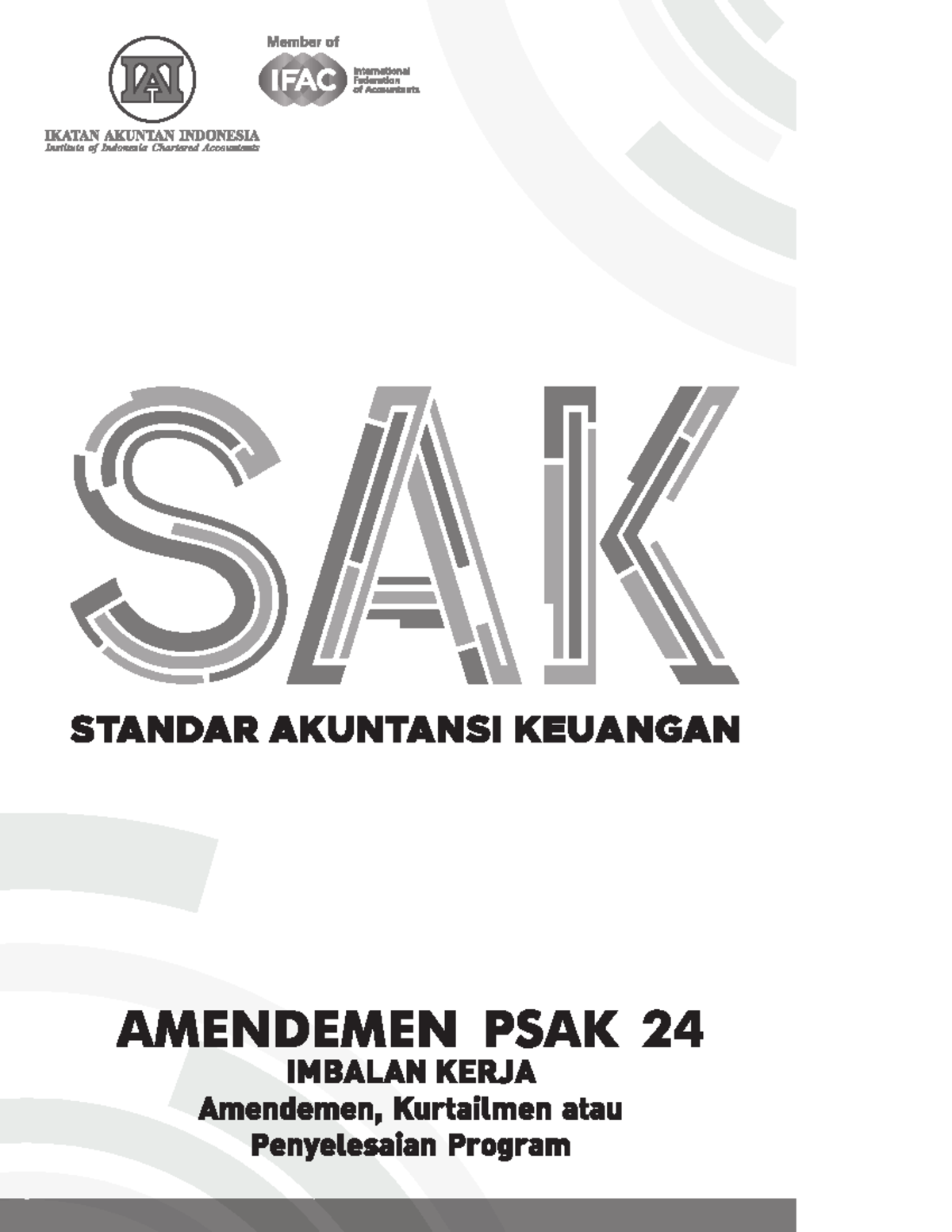 PSAK 24 (Amandemen) - Imbalan Kerja - Amendemen, Kuartailmen atau ...