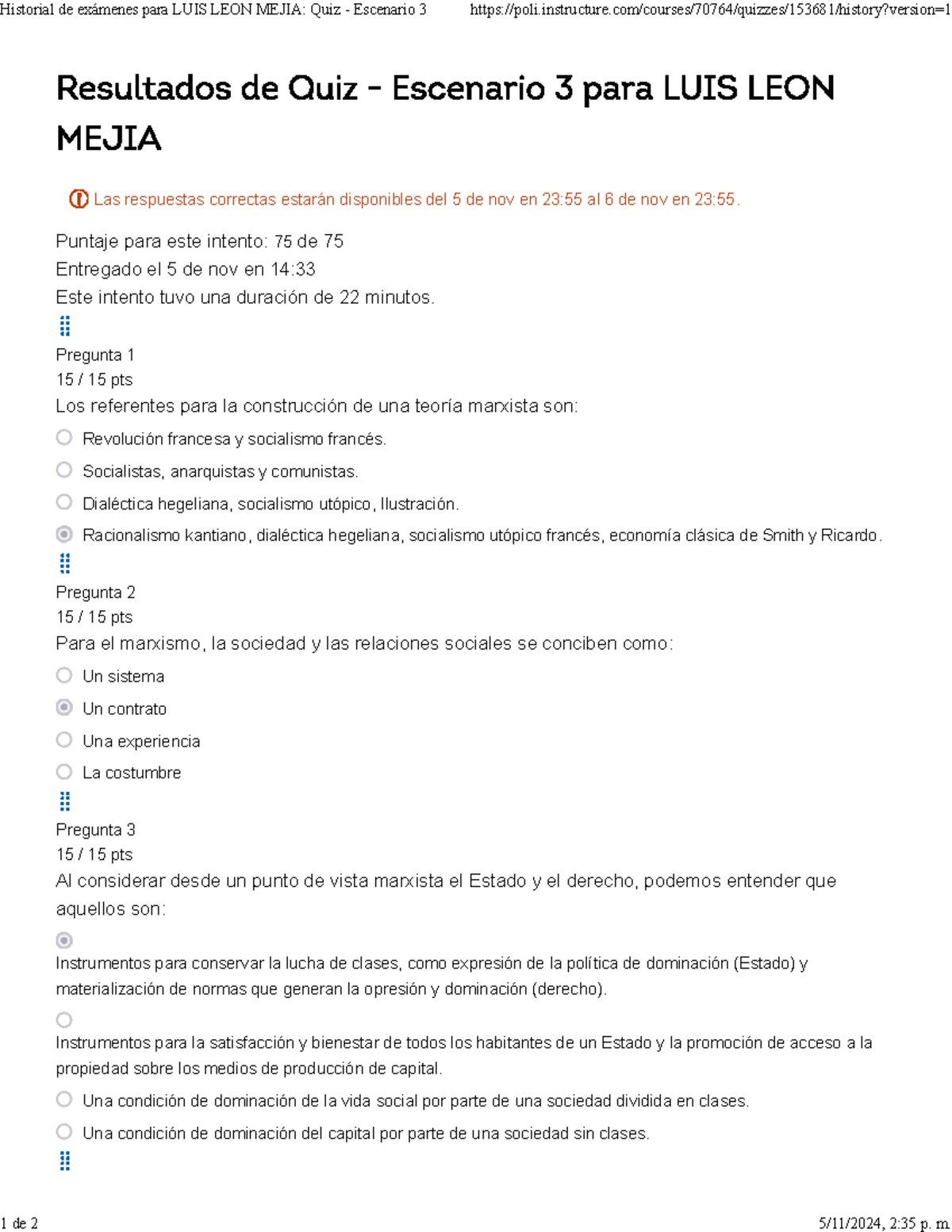 Quiz-Escenario 3 - QUIZ - Las respuestas correctas estarán disponibles ...