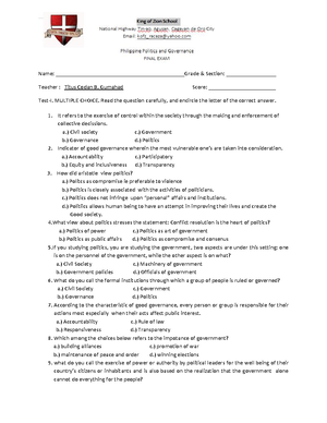 Grade 12- 21stcent Finalexam - Name: _______________________________________________Grade ...