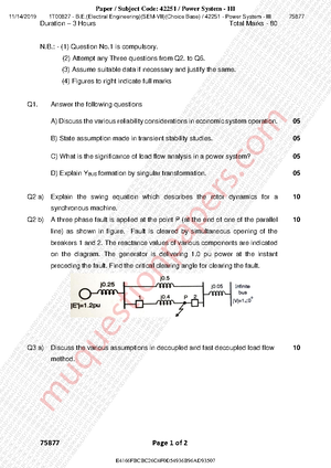 power electronics question paper difficult - VEERMATA JIJABAI ...