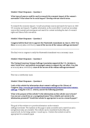 BUS 400 journal 1 - BUS- HBR Simulation Module 2 Journal: North Shore ...