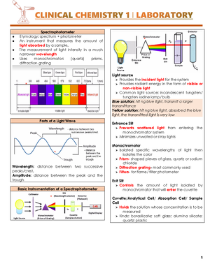 Clinical Chem 1 MTAP Reviewer - 1 INTRODUCTION TO CHEMISTRY CLINICAL ...