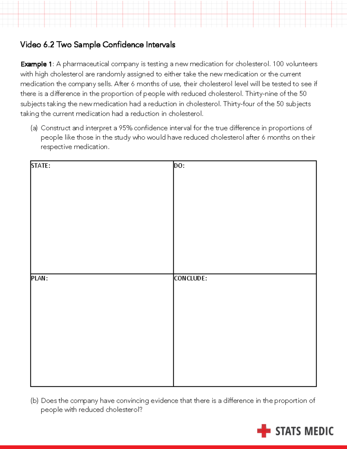 6.2 Two Sample Confidence Intervals - Video 6 Two Sample Confidence ...