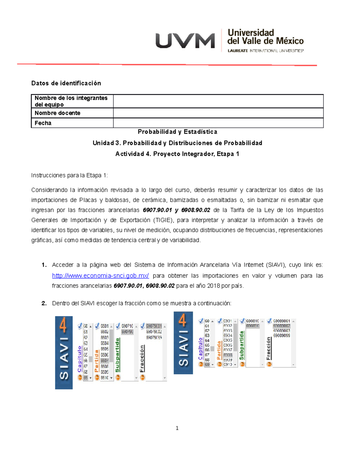 Proyecto Esta - tarea - Solucionar para cambiar - UVM - Studocu