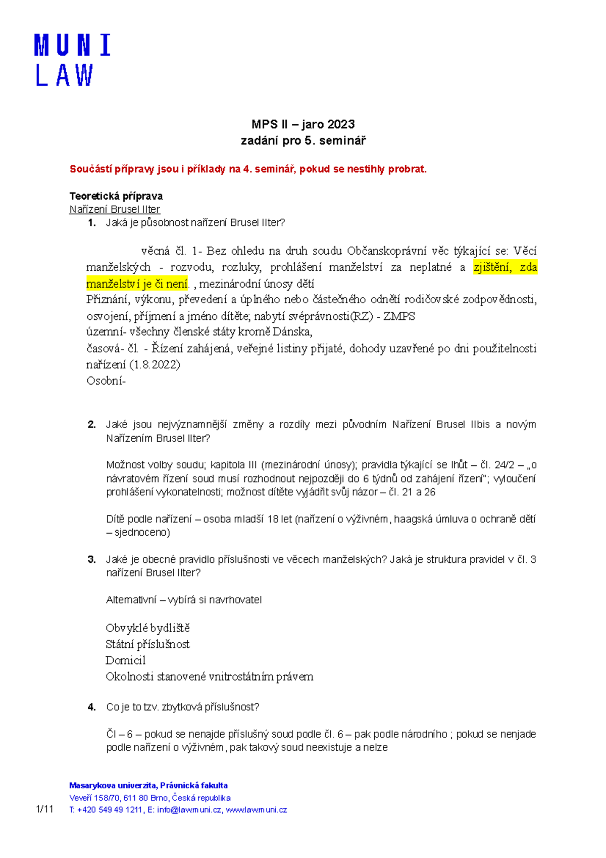 MPS II - xxxxxx - MPS II – jaro 2023 zadání pro 5. seminář Součástí ...