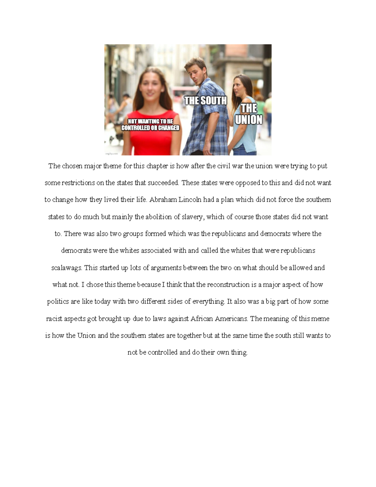 Test 1 Memes - The chosen major theme for this chapter is how after the ...