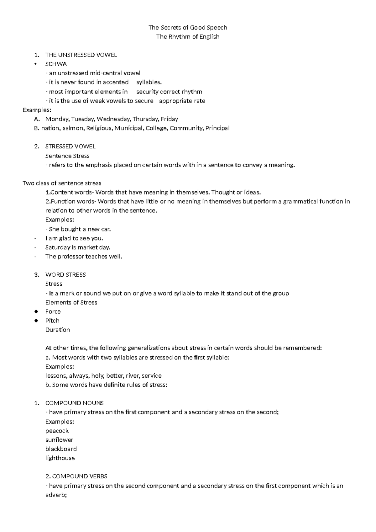 The Secrets of Good Speech phonetics - The Secrets of Good Speech The ...