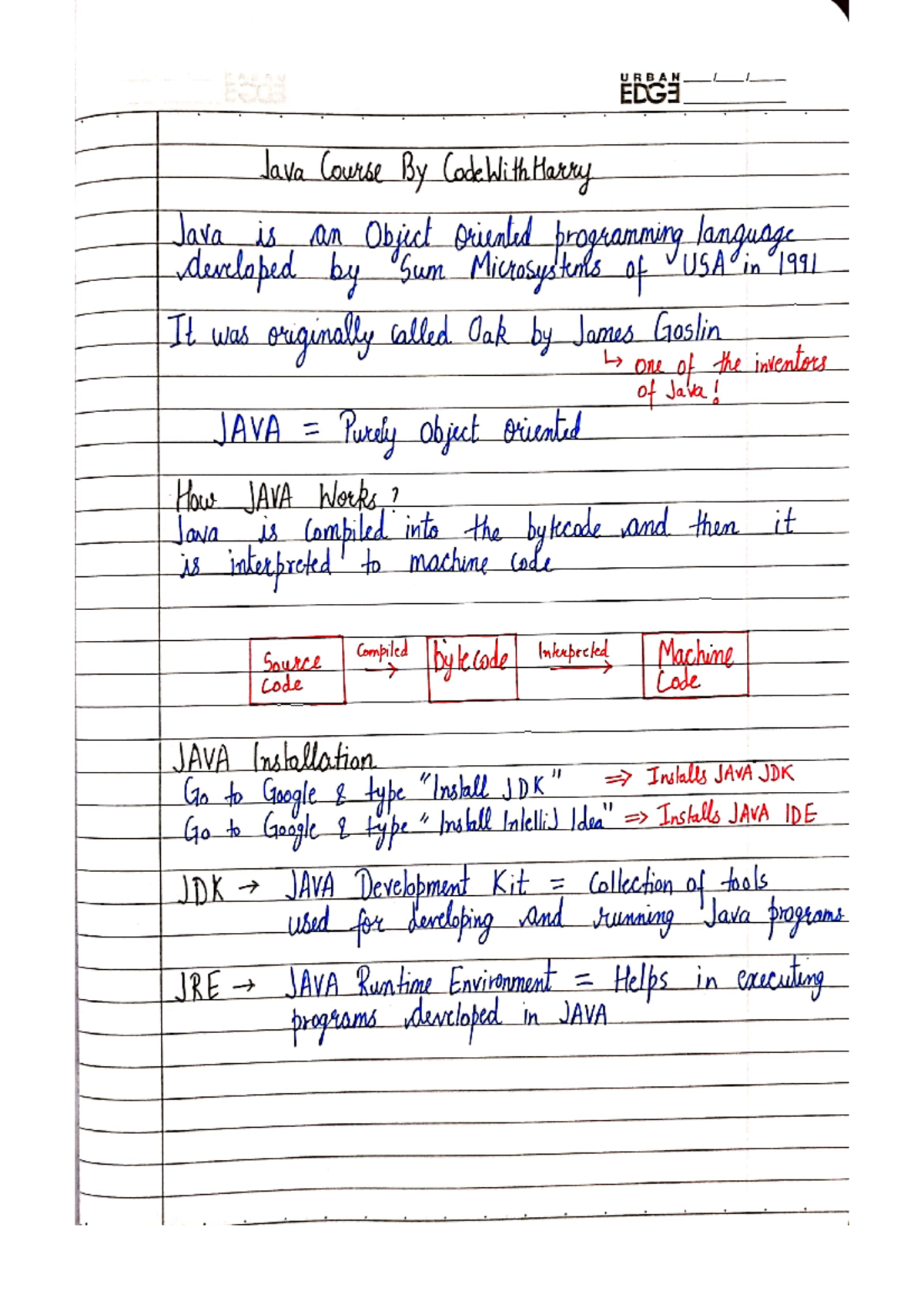 Introduction - java notes - Artificial Intelligence - Studocu