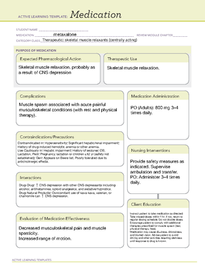 Verapamil - Ati med temp - ####### ACTIVE LEARNING TEMPLATES Medication ...