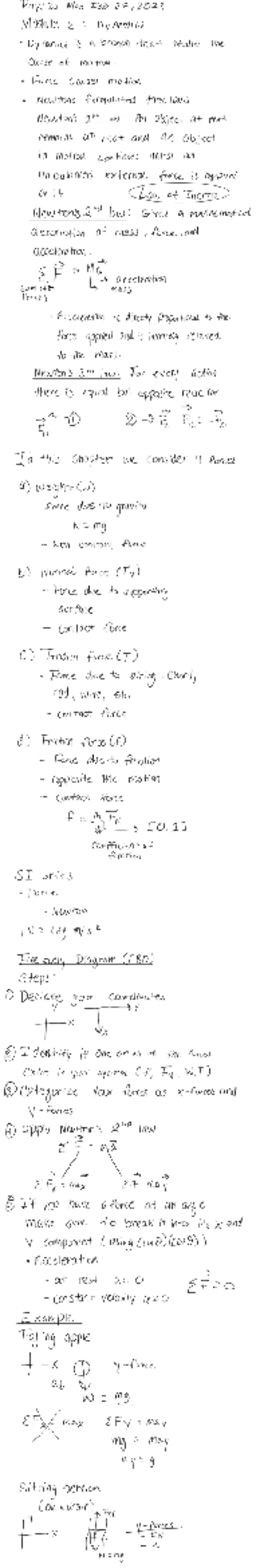 Physics - notes - PHYS 251 - Studocu