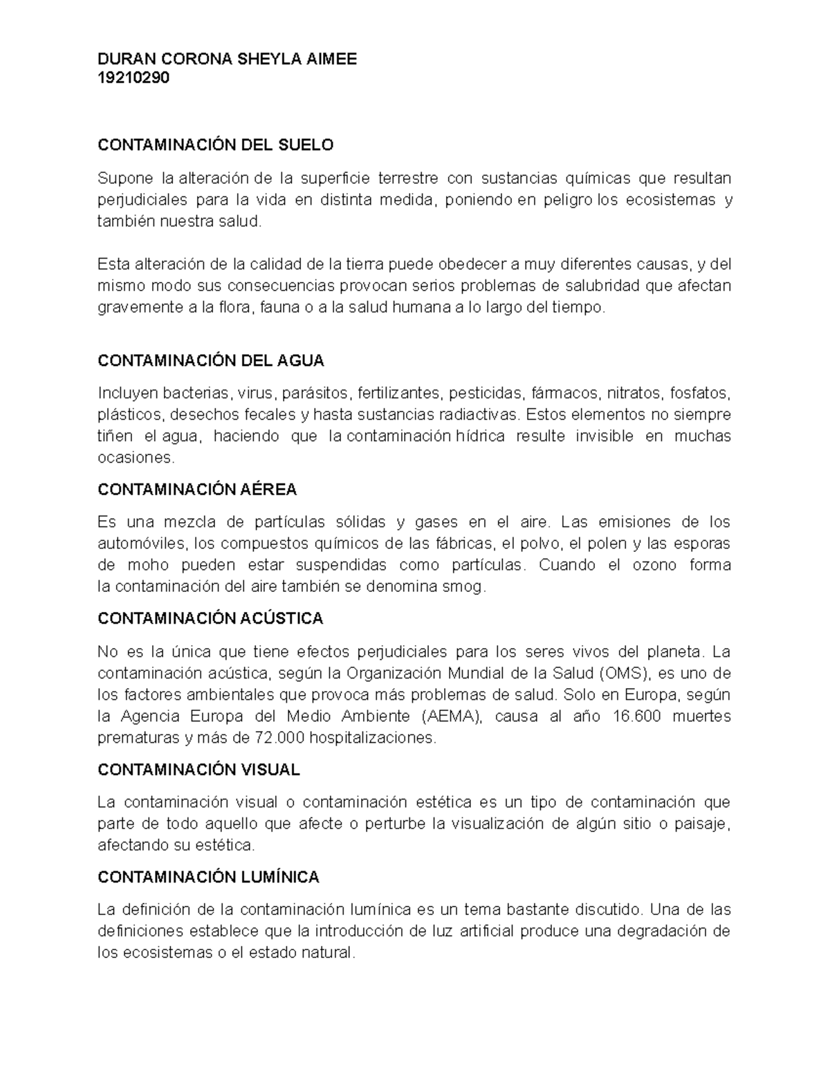 Tipos Y Causas DE Contaminacion - DURAN CORONA SHEYLA AIMEE 19210290 ...