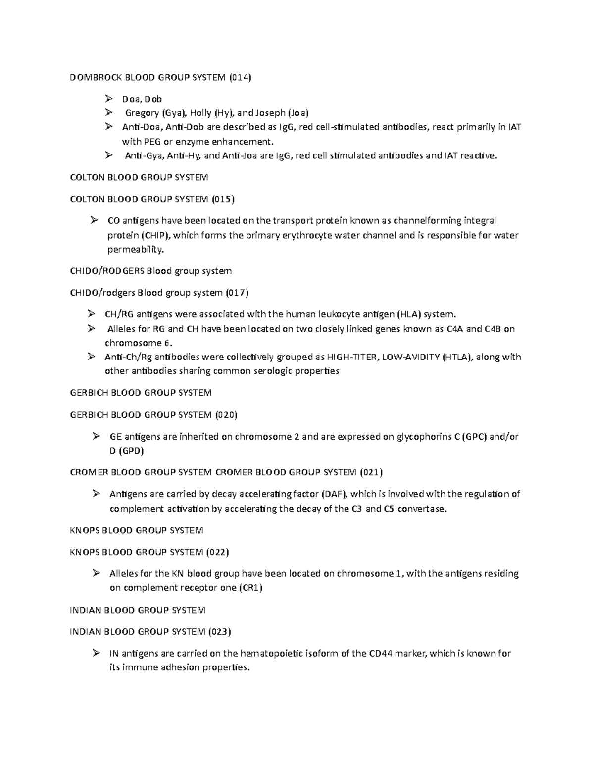 Dombrock Blood Group System - DOMBROCK BLOOD GROUP SYSTEM (014) Doa ...