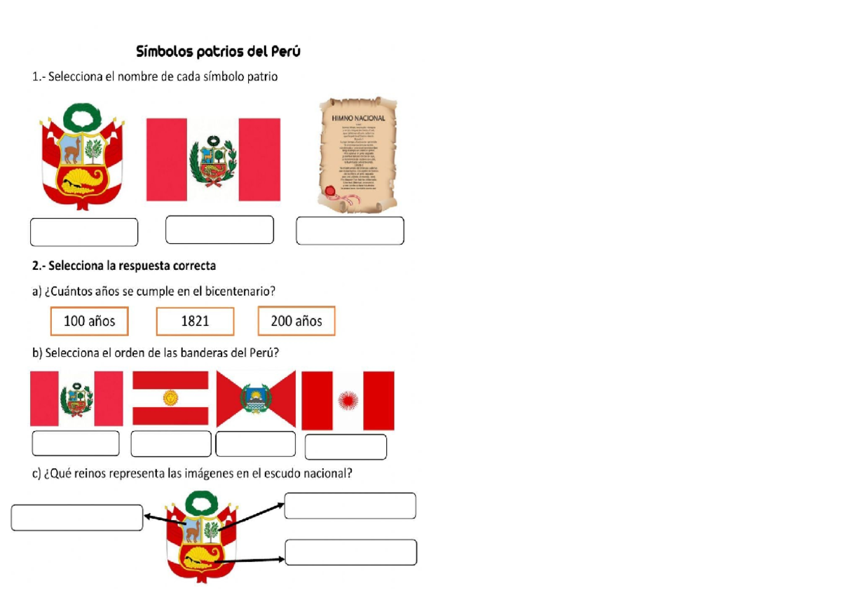 Aprenderemos sobre los símbolos patrios del Perú. Conociendo nuestra ...