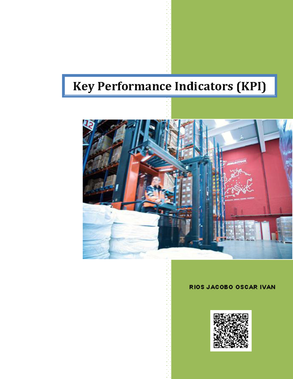 KPI - Trabajo - RIOS JACOBO OSCAR IVAN Key Performance Indicators (KPI) Capítulo. 3 Entendiendo ...