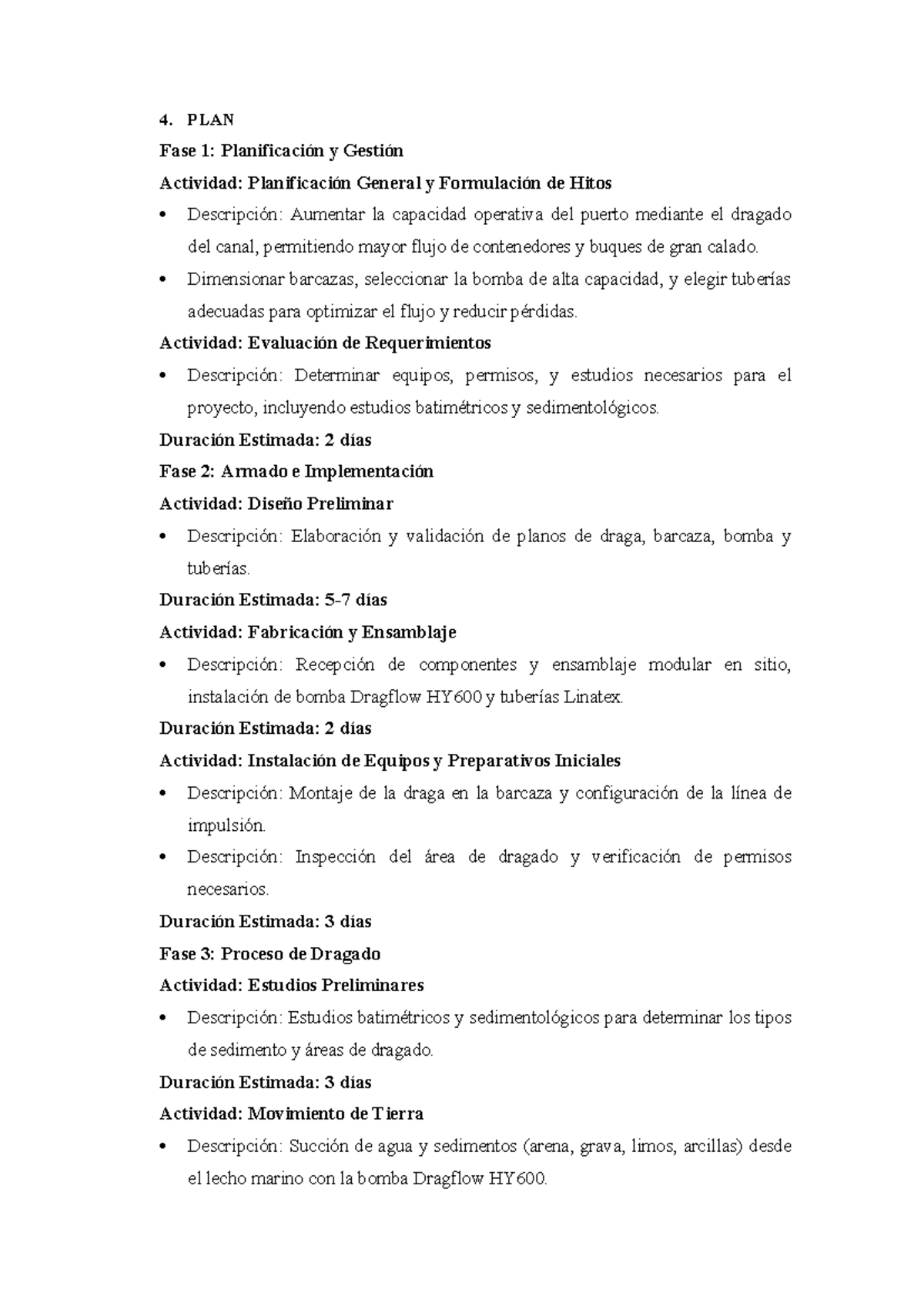marco teorico y plan - PLAN Fase 1: Planificación y Gestión Actividad ...