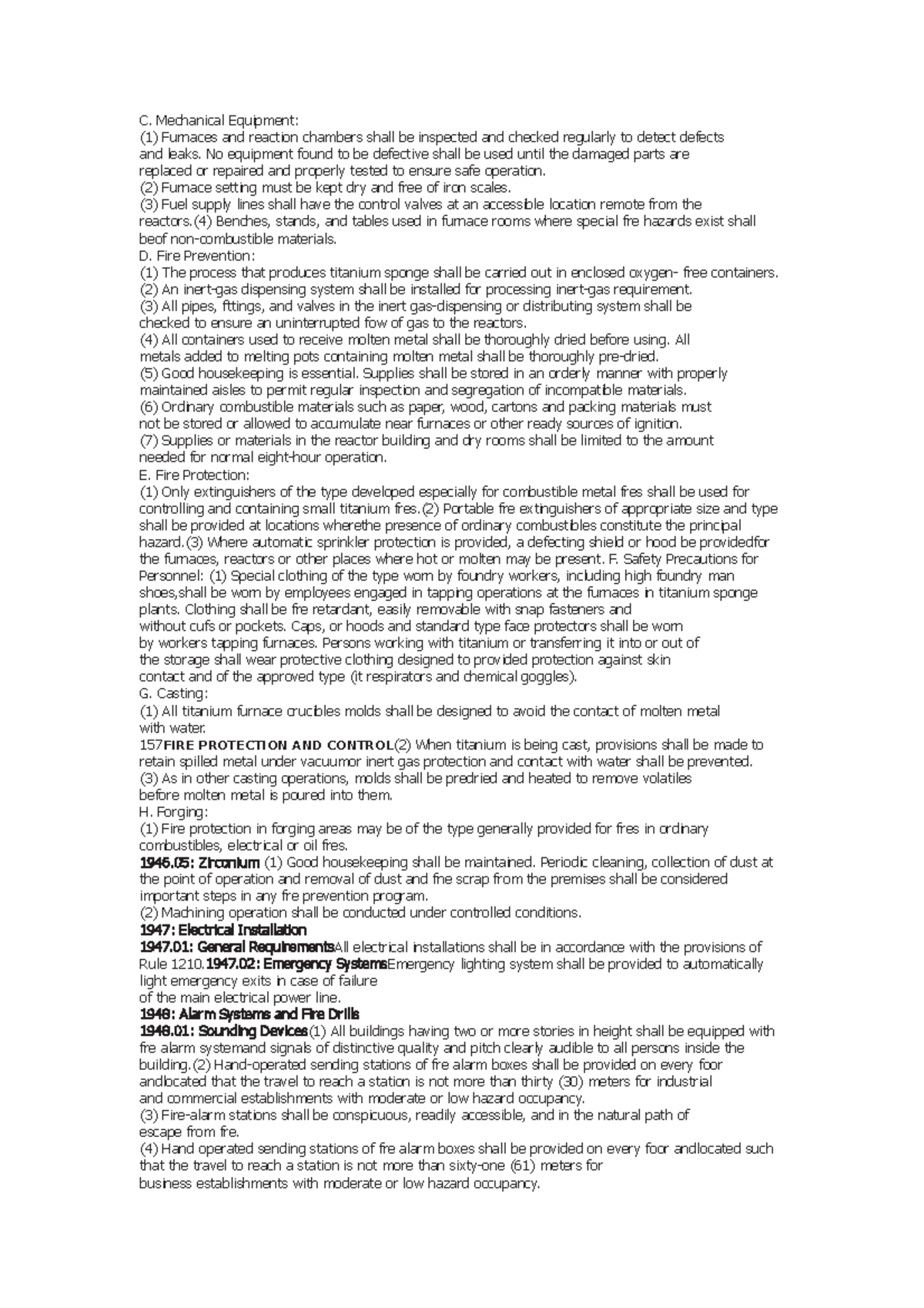 Osh 44 - occupational safety and health management notes - C ...