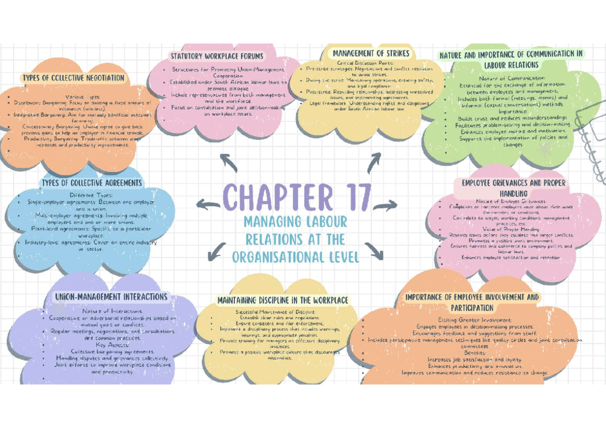 HRM Chapter 17(Managing Labour relations at the organisational level ...