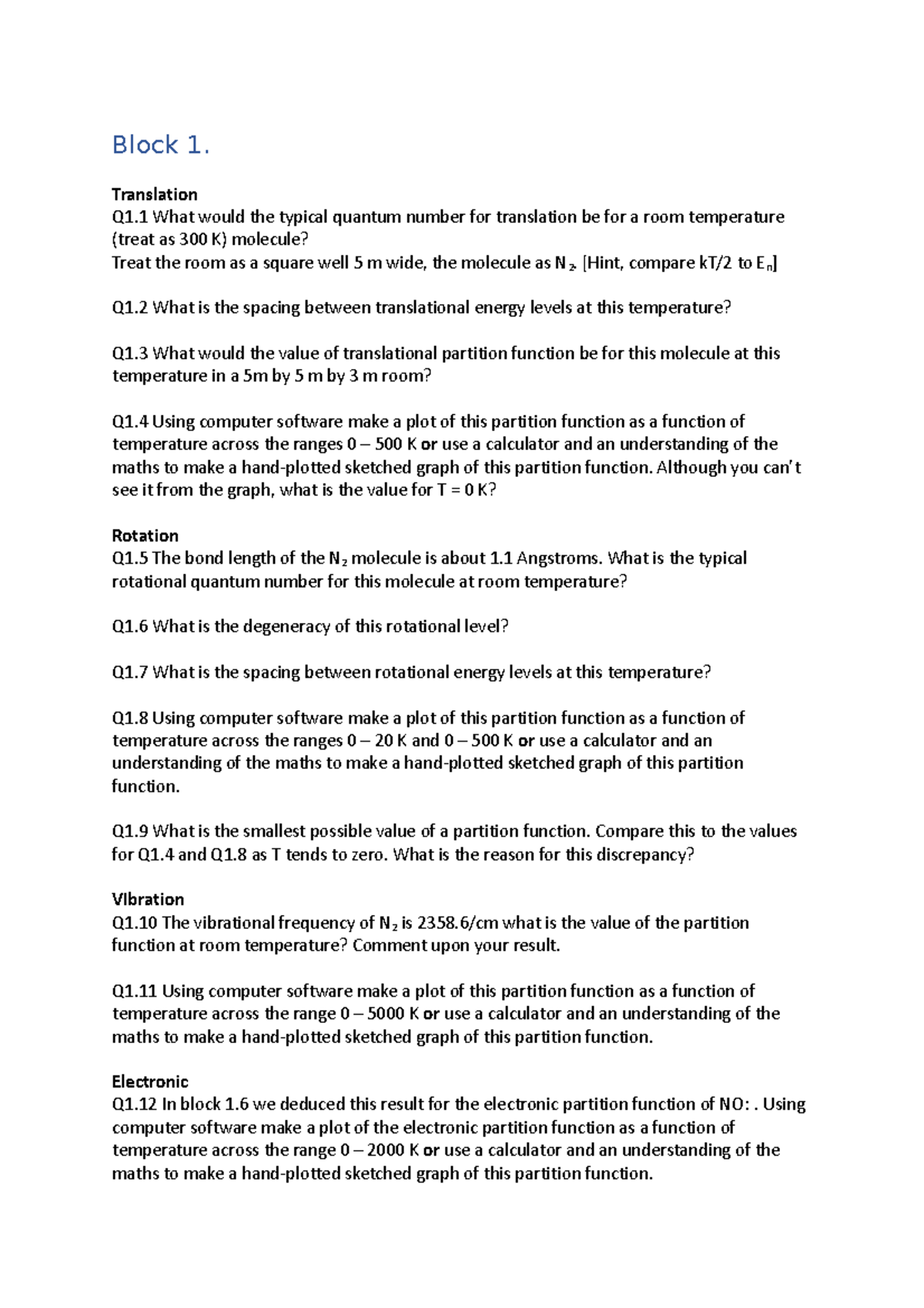 Block 1+2 Drill Qs - Self made test questions for Core Chemistry 1 ...