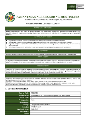 3I's OF Investigation - This is for fellow students, to help better ...