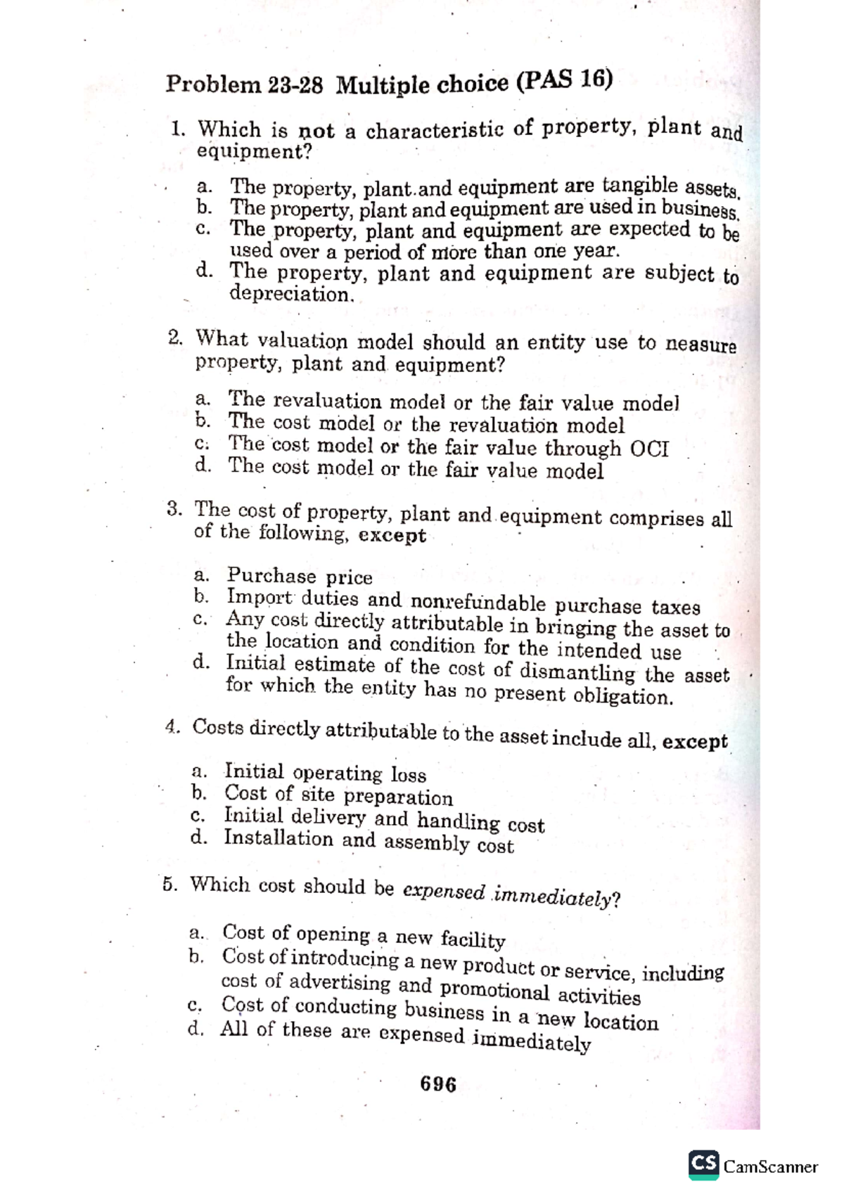 Problem 23 - Intermediate Accounting (Volume One) 2021 Edition Author: Valix - CamScanner - Studocu