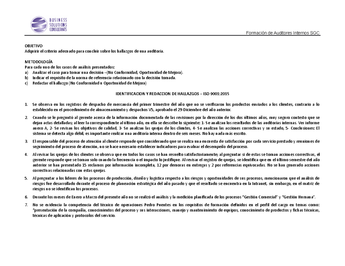 Entregable AI 3 SGC - njhh - Formación de Auditores Internos SGC ...
