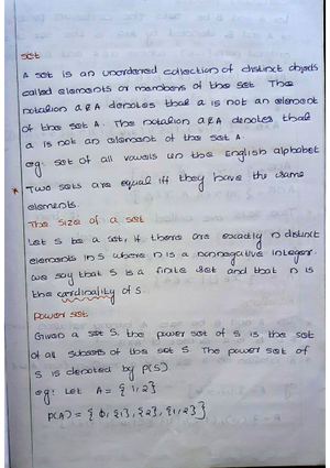 Discrete Mathematics full Unit 2 part2 - Solution : a) R is not ...