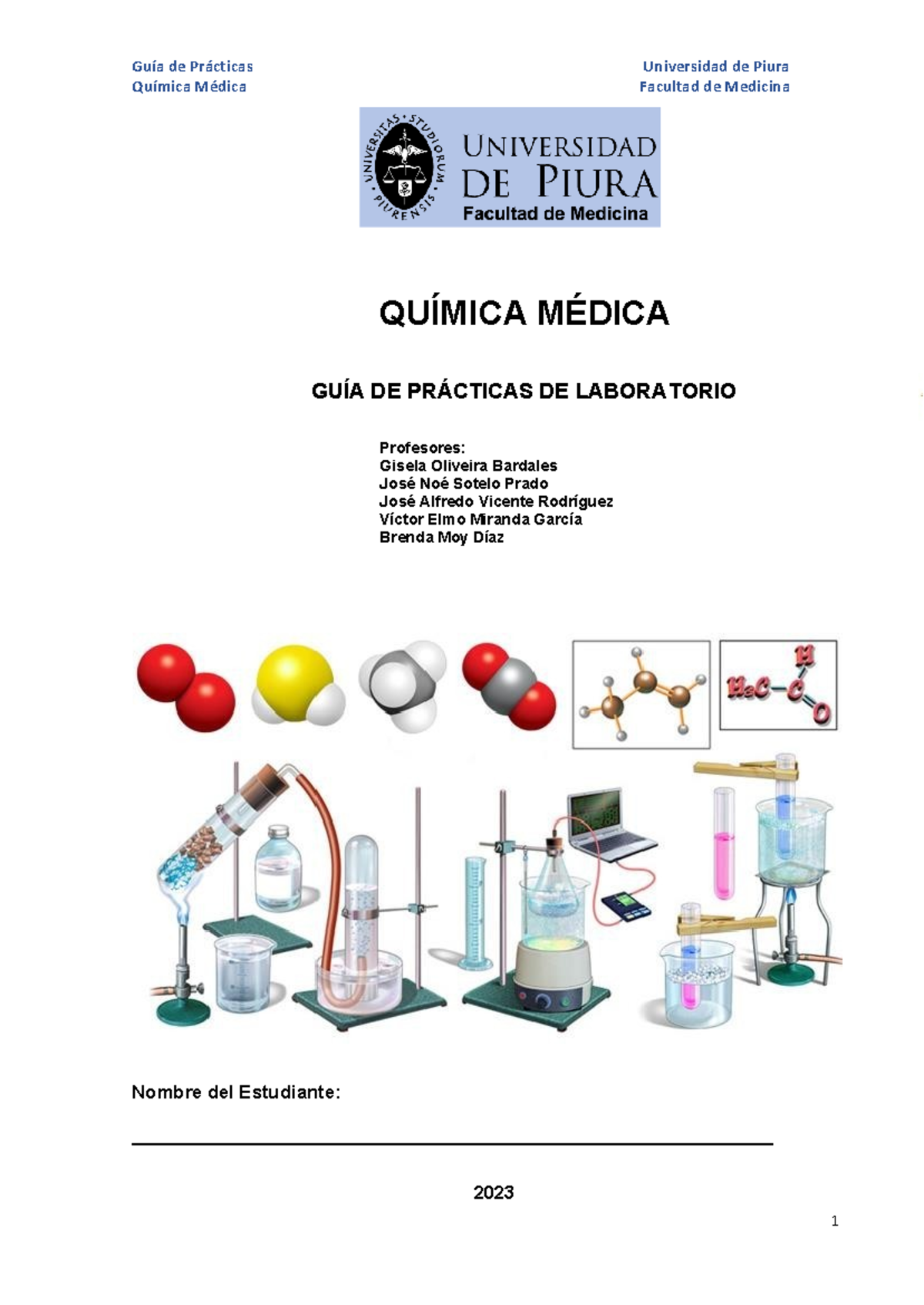 2024 GP QMED-Lab UDEP - SIRVE COMO UNA GUIA DE LABORATORIO - Química ...