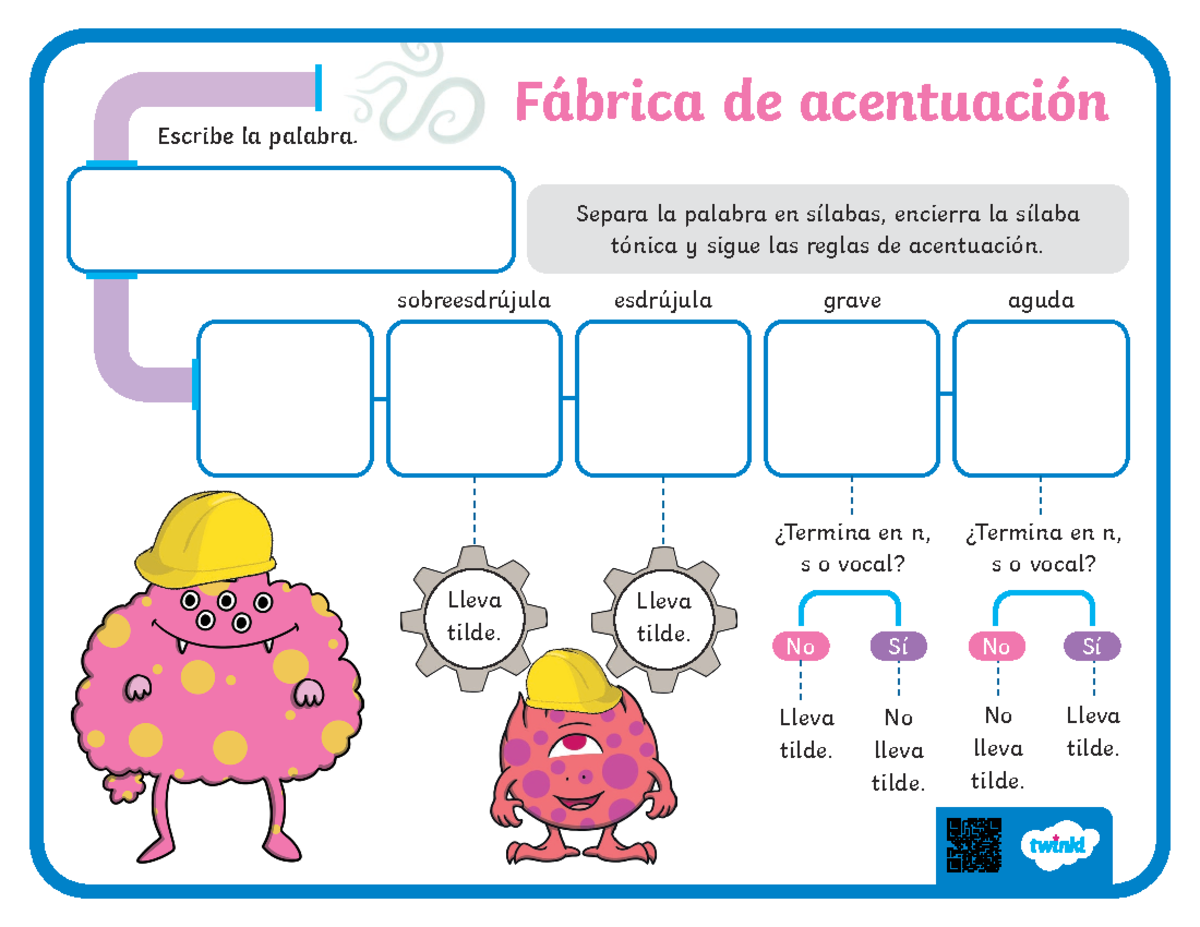Ficha Fábrica DE Acentuación - Estilo y Correción. - sobreesdrújula ...