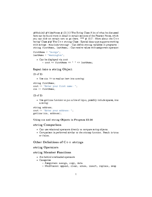 Chapter 8 and 9 - Pearson Notes C++ - Table of Contents | Previous ...