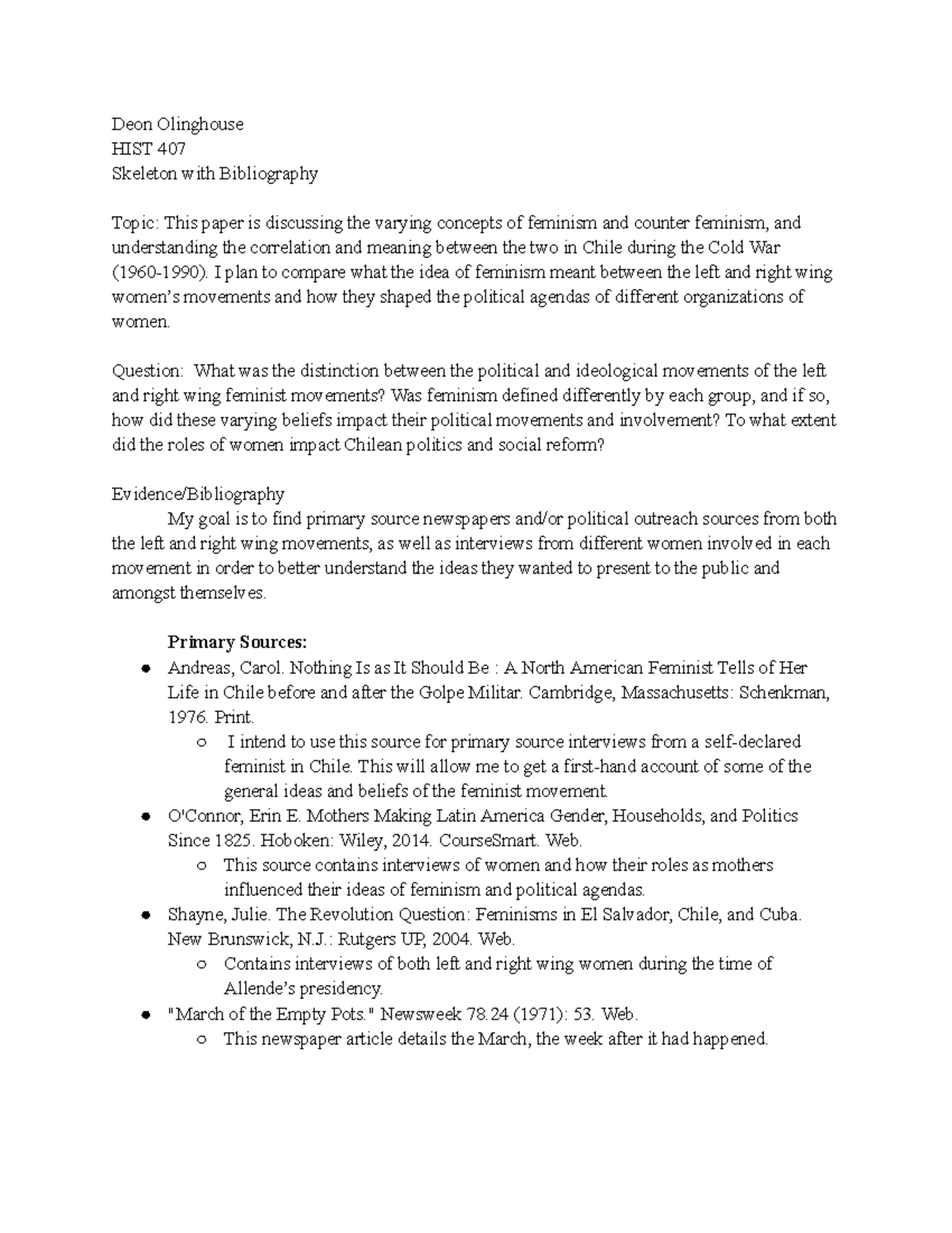 Everything for Thesis - histologia - Deon Olinghouse HIST 407 Skeleton ...