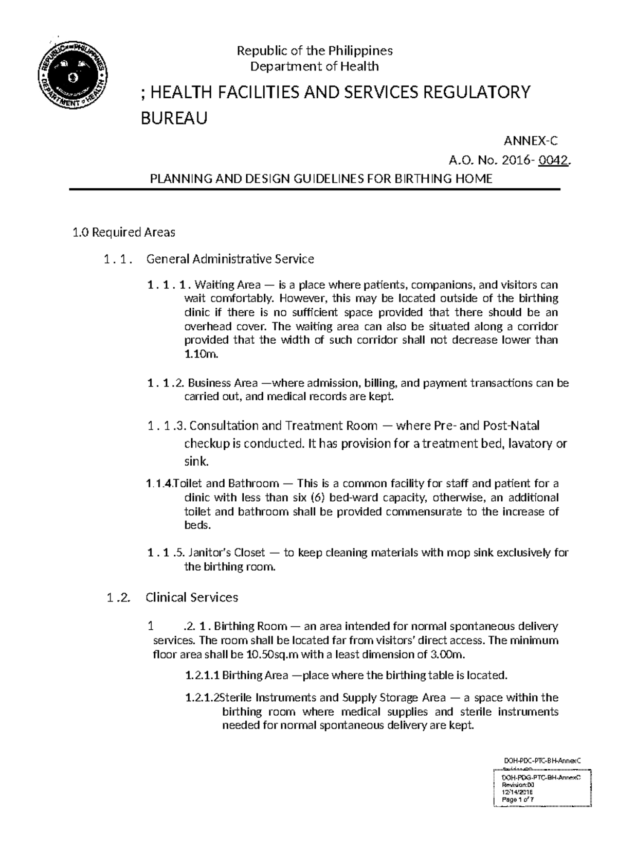 DOH Guidelines - Republic of the Philippines Department of Health ...