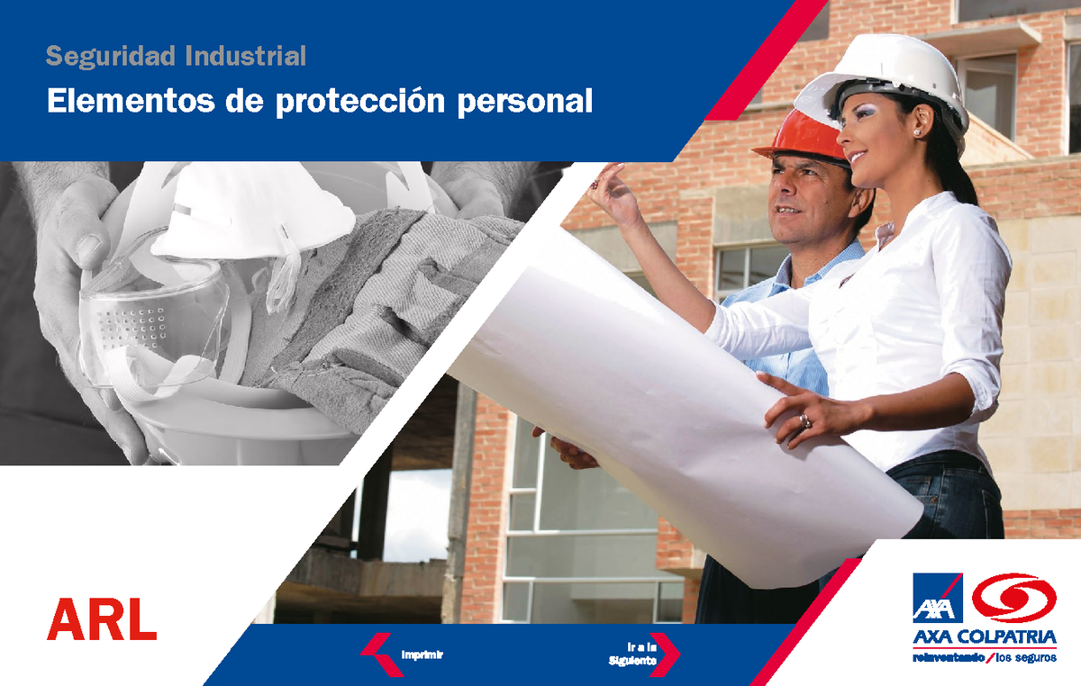 EPP SSG - INSTRUCTIVO - ARL Seguridad Industrial Elementos de protección personal ARL Seguridad ...