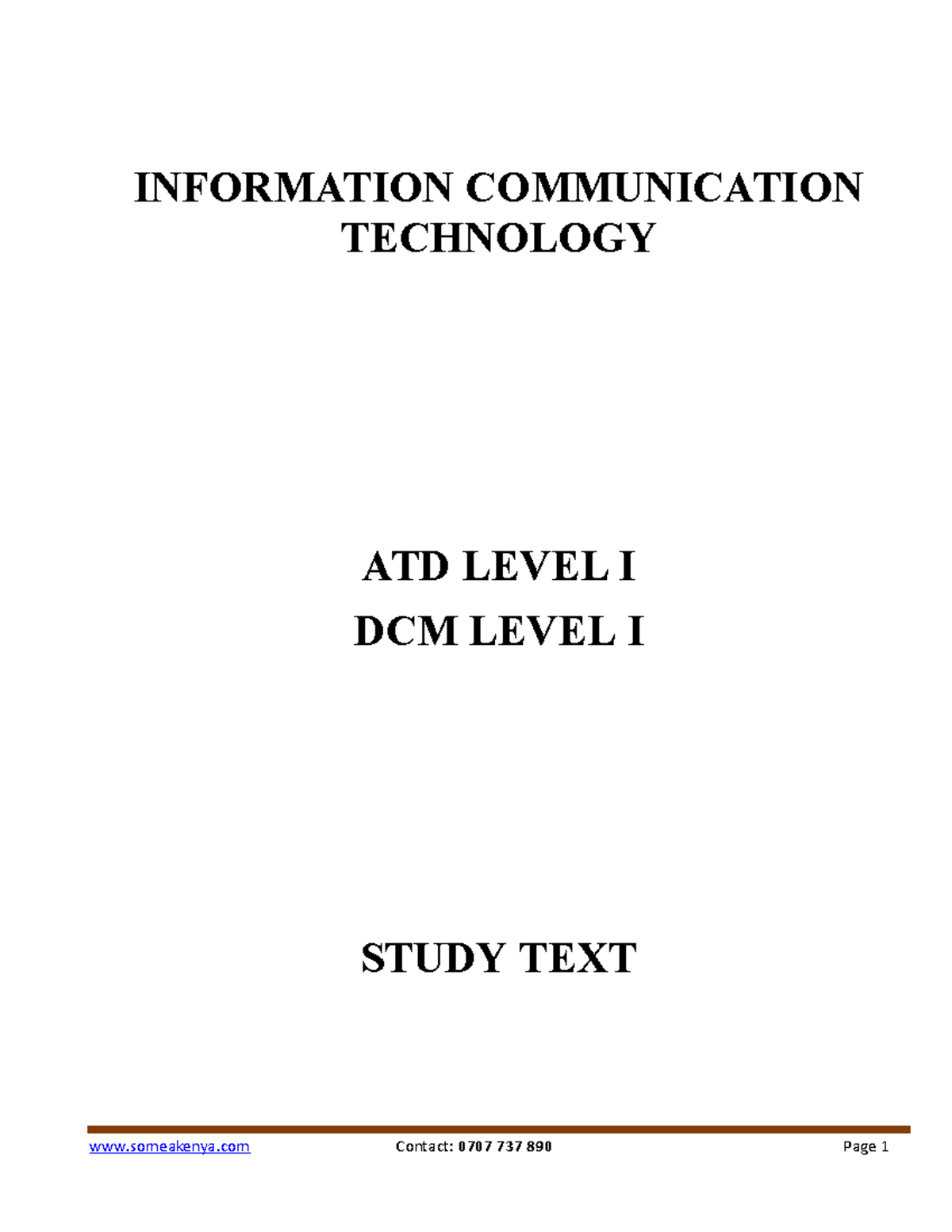 Information Communication Technology Computer Networks Computer Networks Concepts Computer