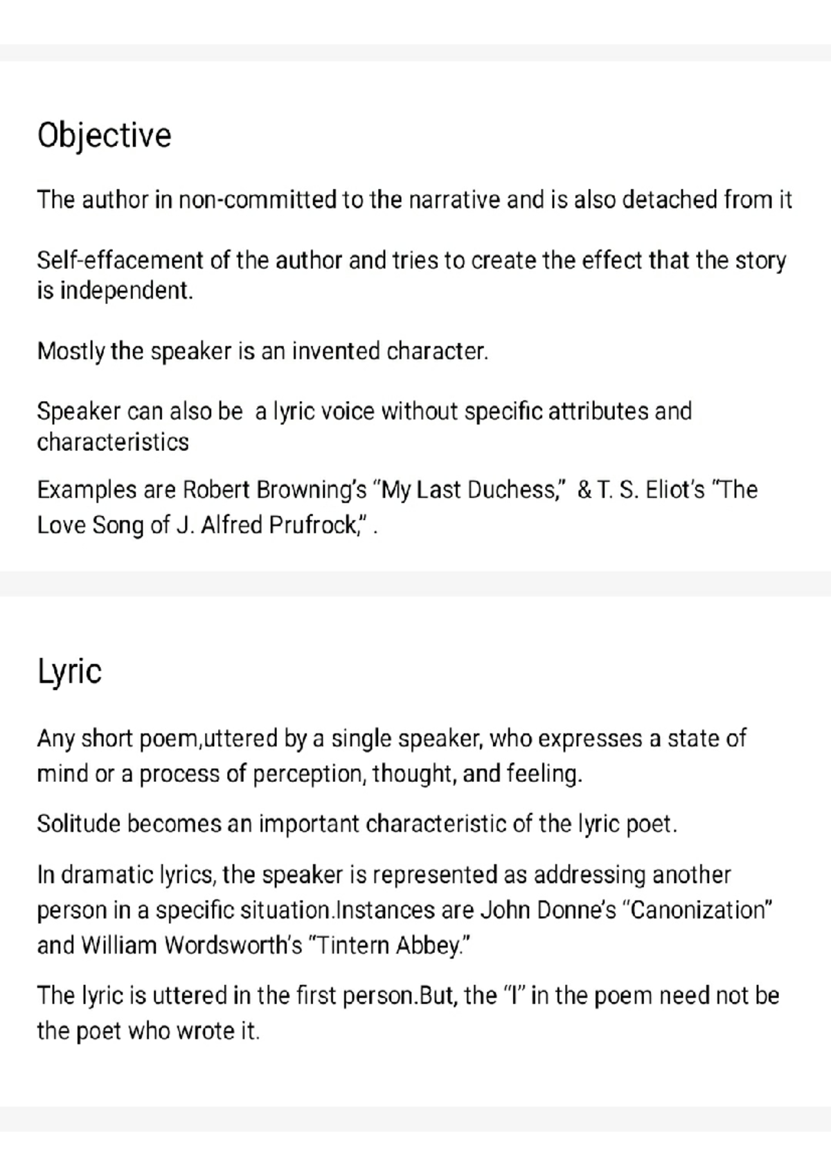 Poetry 4 - New Literatures in English - Studocu