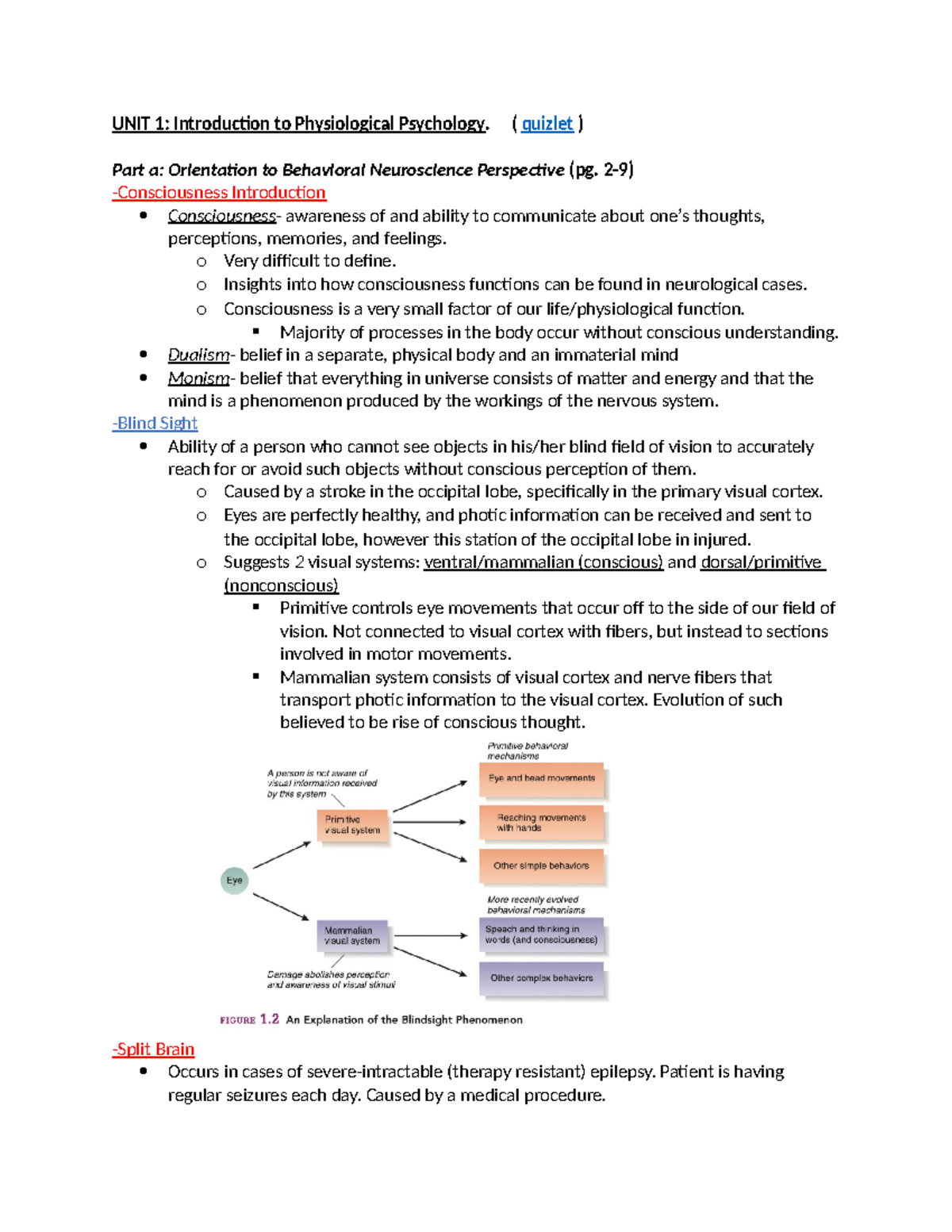 Unit 1 - Includes notes from the first unit which is introductory and a ...